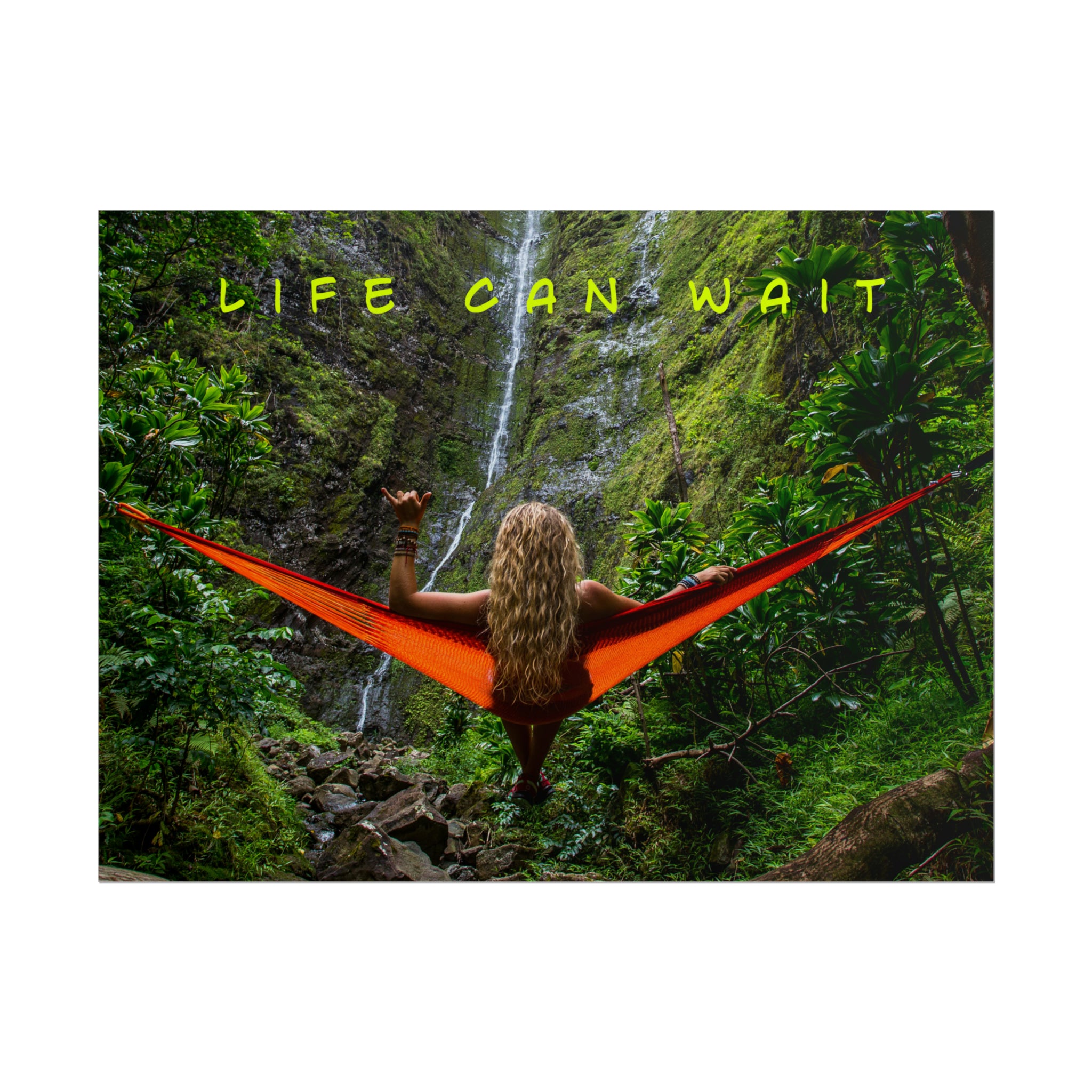Life Can Wait Poster | The Design Station